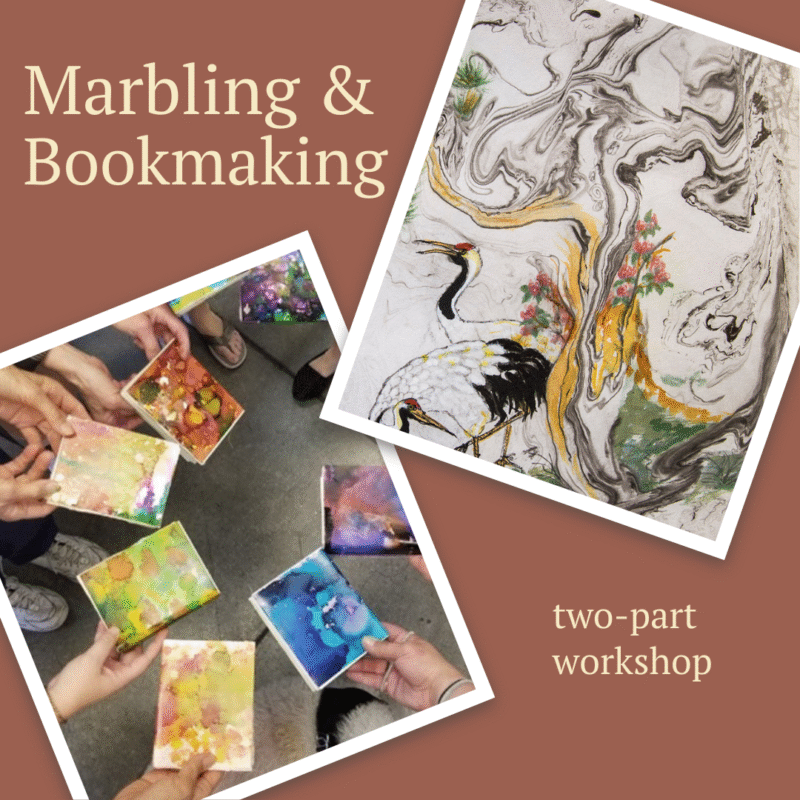 Patterns & Pages: Marbling and Bookbinding - AZ Art Alliance